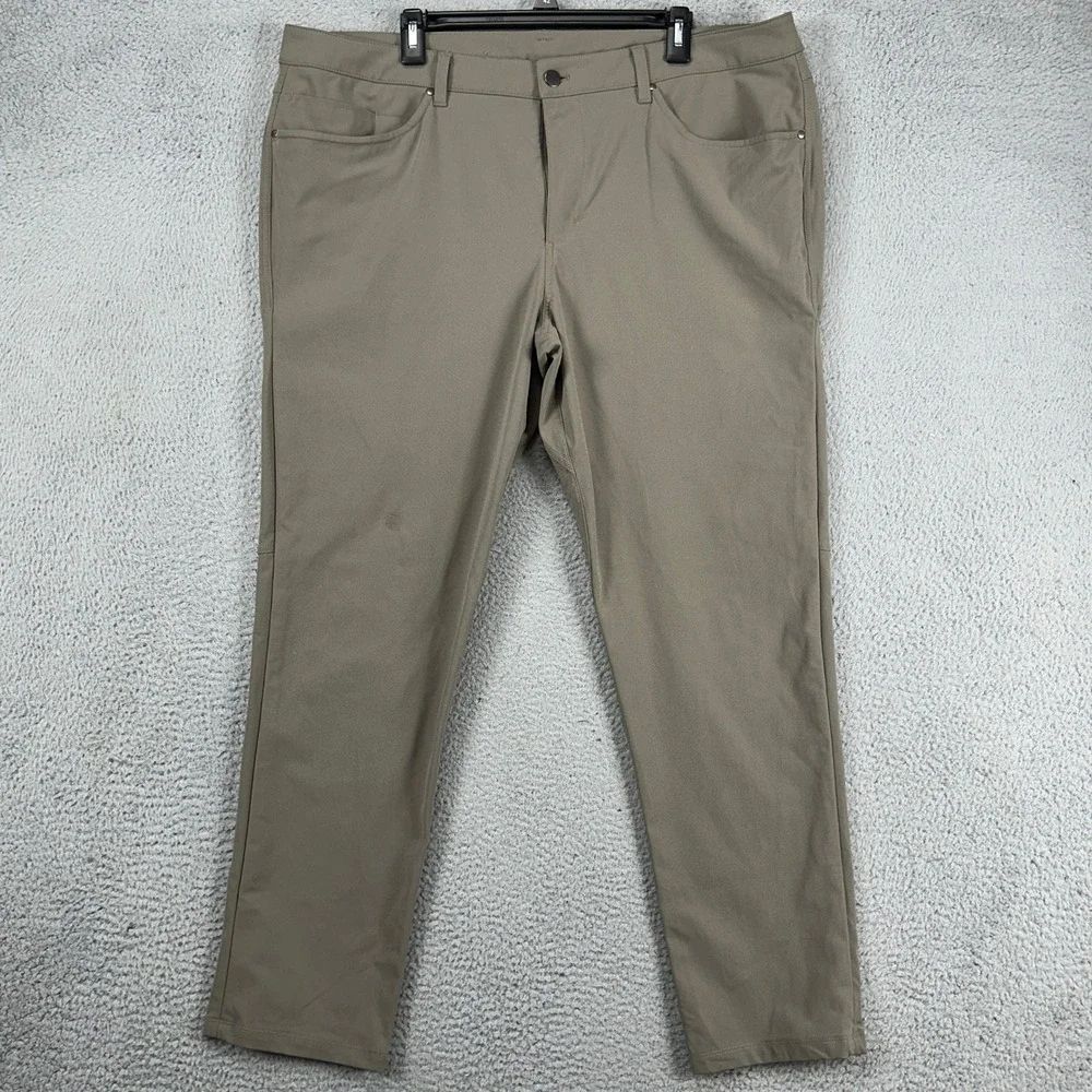 Pants | Lululemon Abc Mens Chino Pants 4 Olive Green Performance ...
